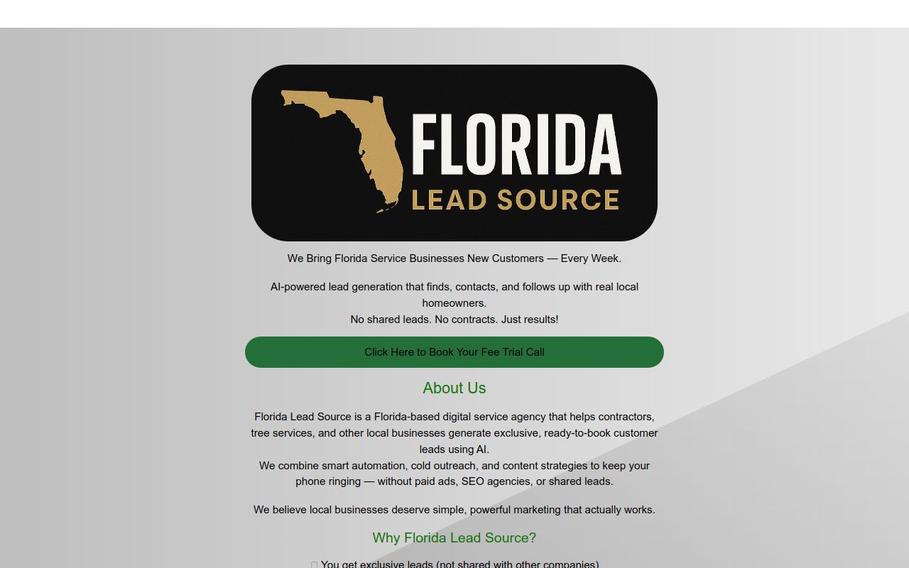 Florida Lead Source